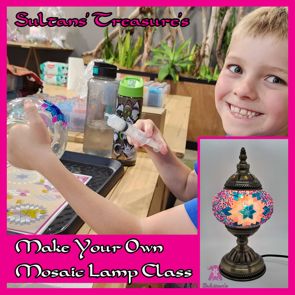 Cockburn Gateway Turkish Mosaic Lamp Class – Sultan's Treasure